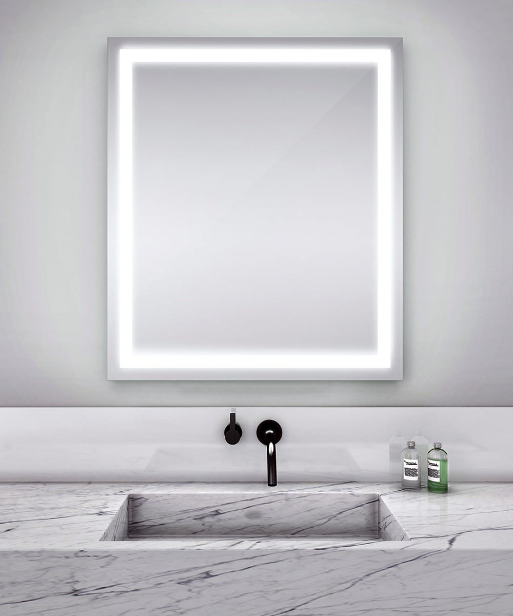 Electric Mirror Integrity Square Lighted Mirror | Lightopia