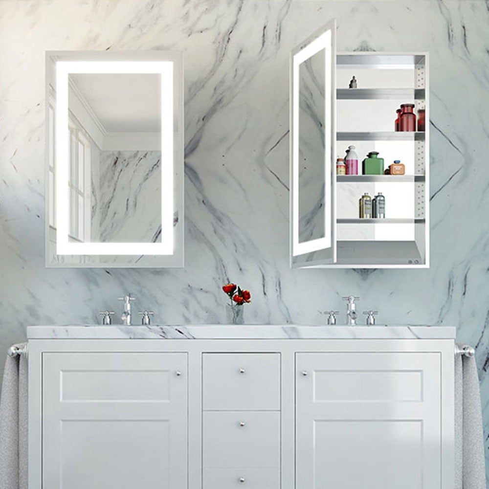 Electric Mirror Ambiance Lighted Medicine Cabinet | Lightopia