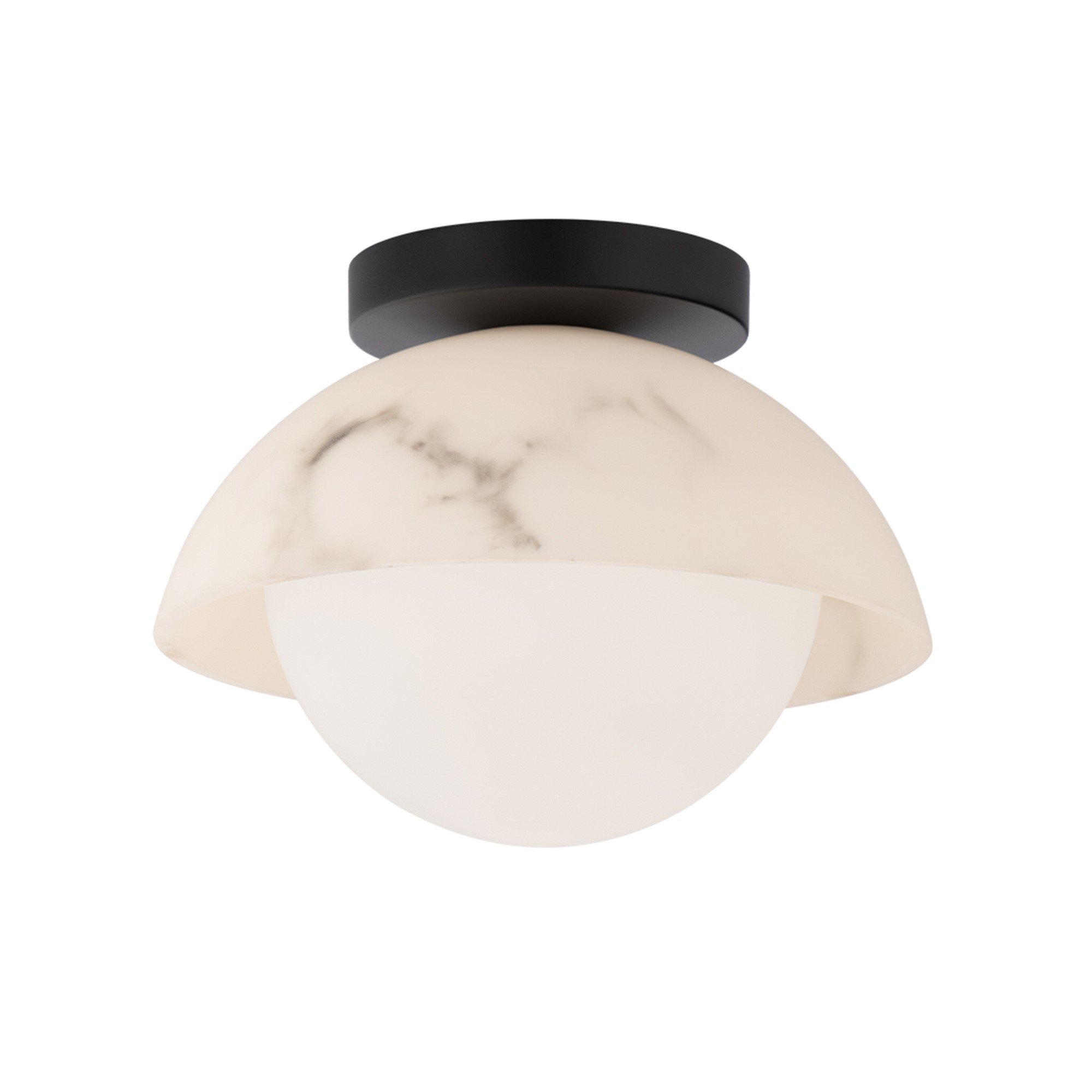 dweLED by WAC Lighting Moonstone Semi-Flush Ceiling Light | Lightopia