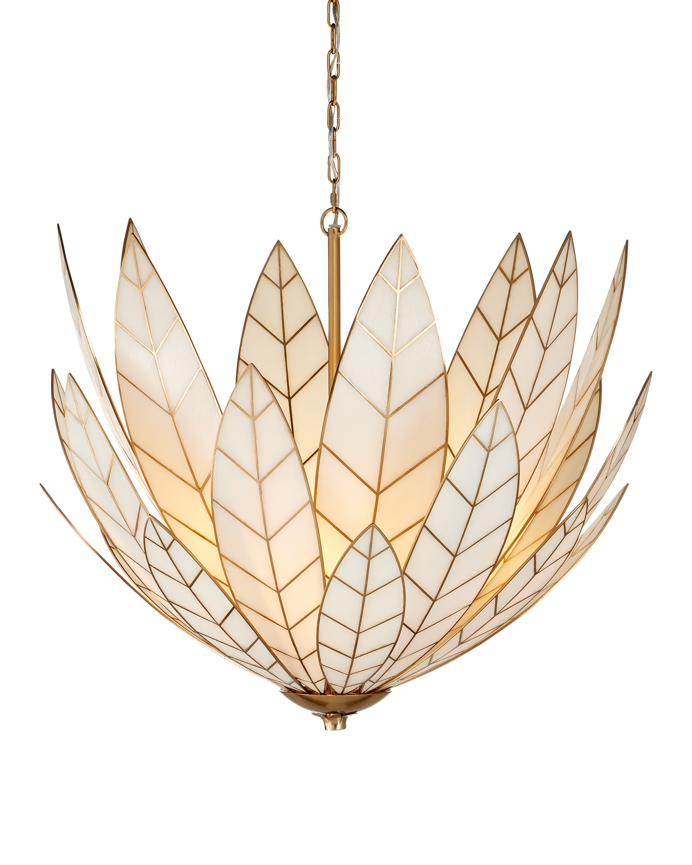 Currey & Company Lamina Chandelier | Lightopia
