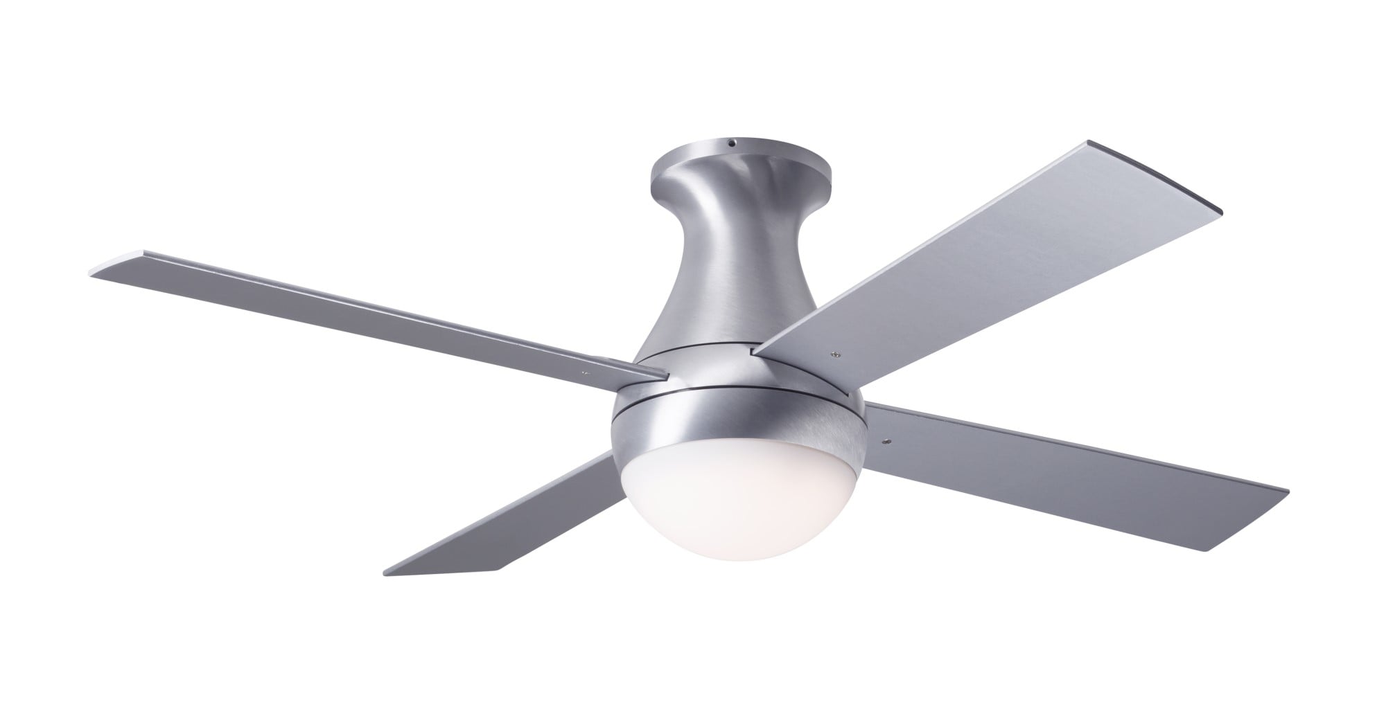 Modern Fan Company Ball Flush Ceiling Fan with Light | Lightopia