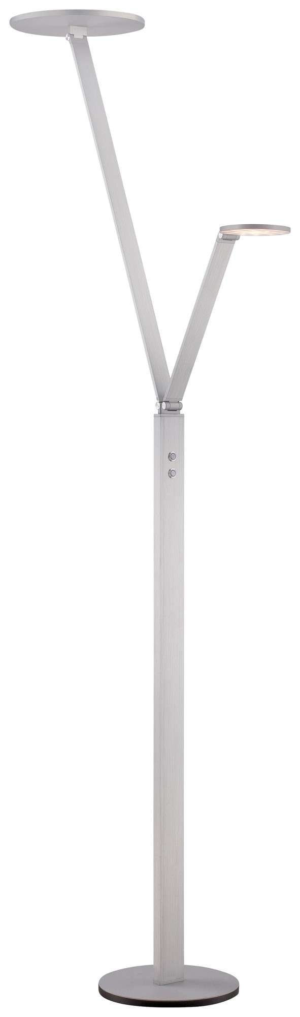 George Kovacs P305 Double LED Floor Task Lamp | Lightopia