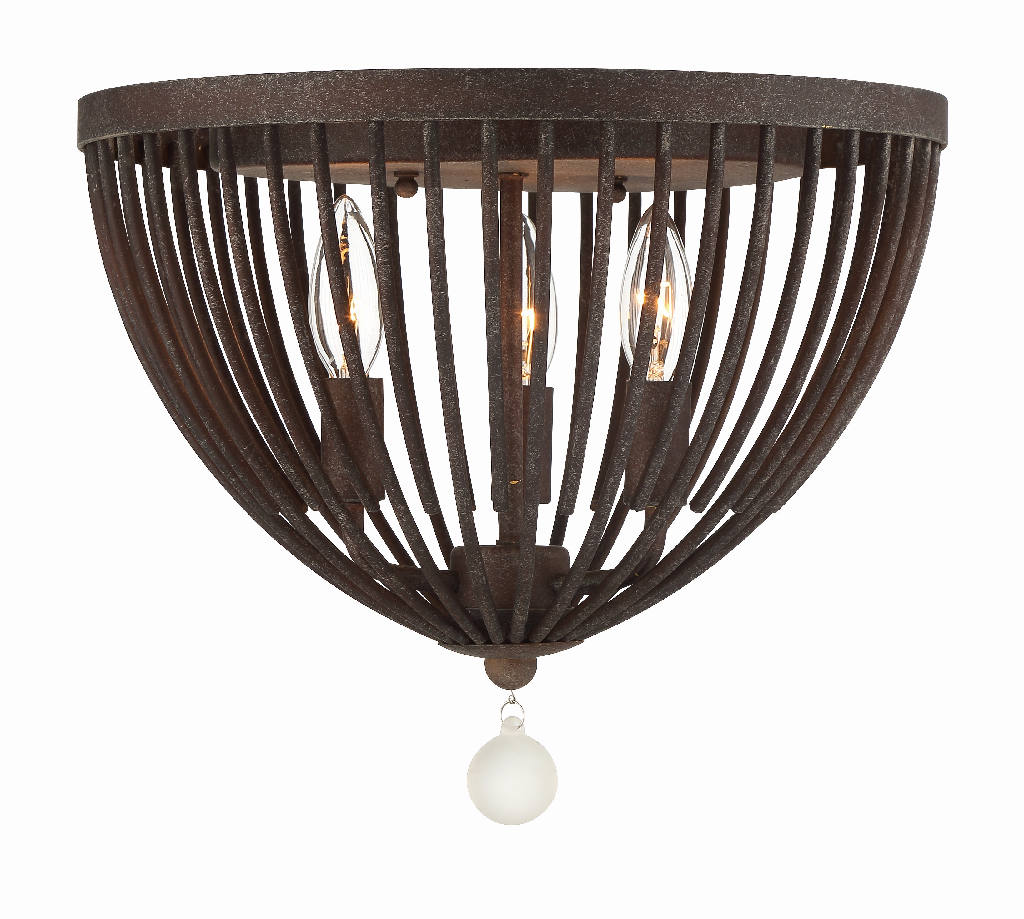 Crystorama Duval Light Flush Mount | Lightopia