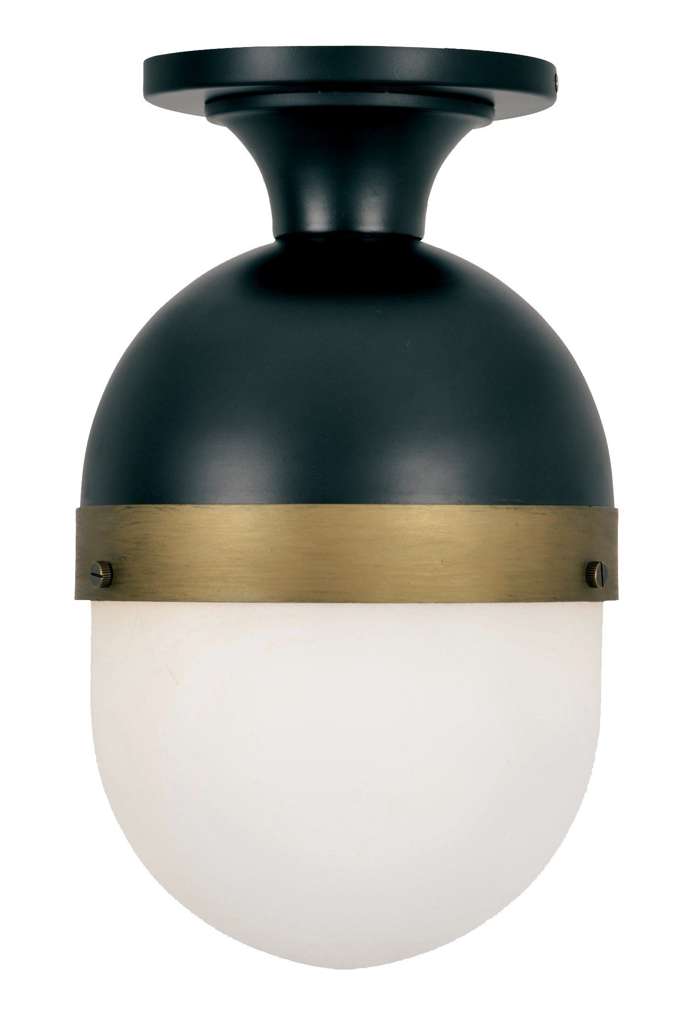 Crystorama Capsule Outdoor Semi-Flush Ceiling Light | Lightopia