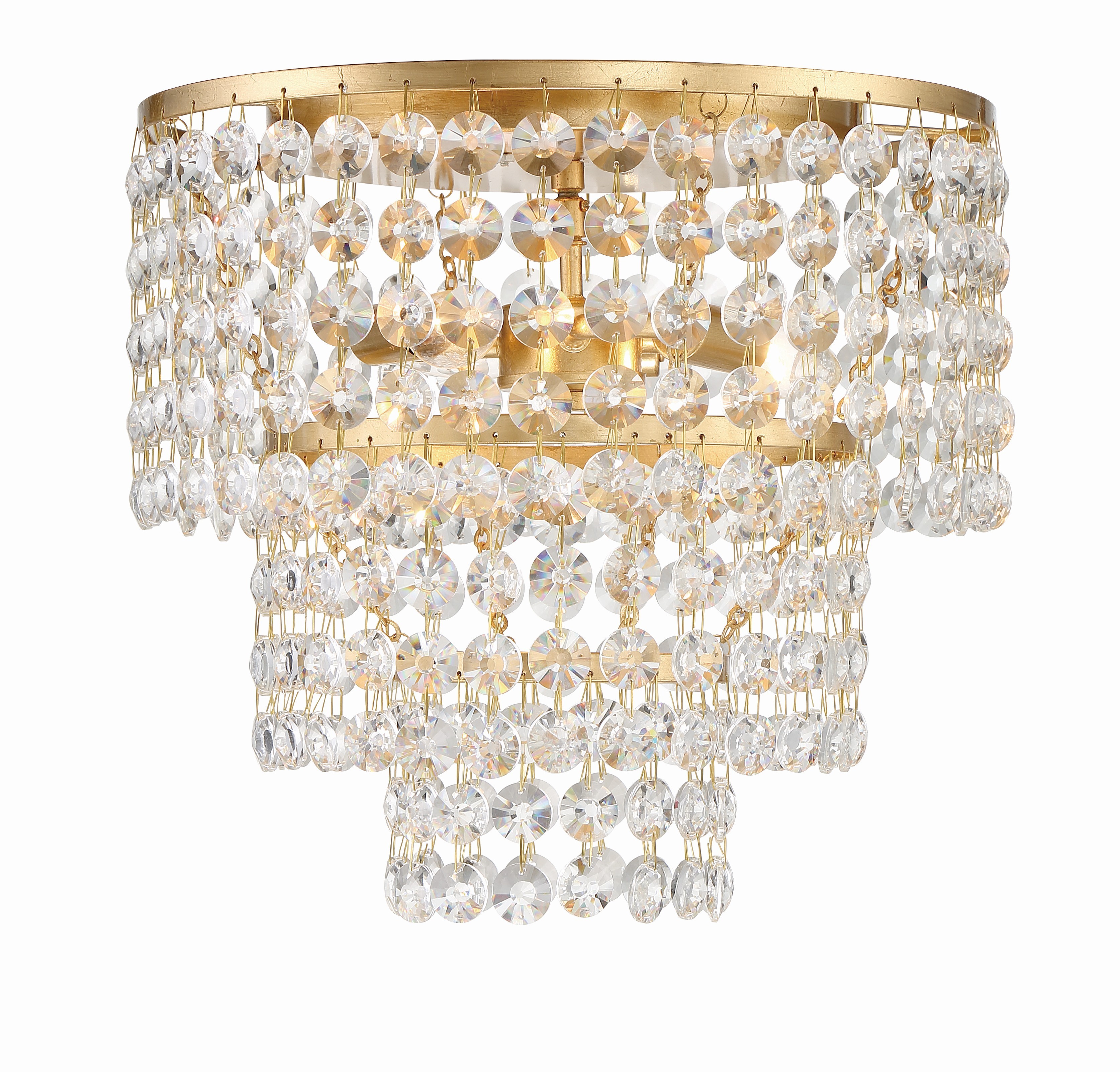Crystorama Gabrielle Flush Mount Ceiling Light | Lightopia