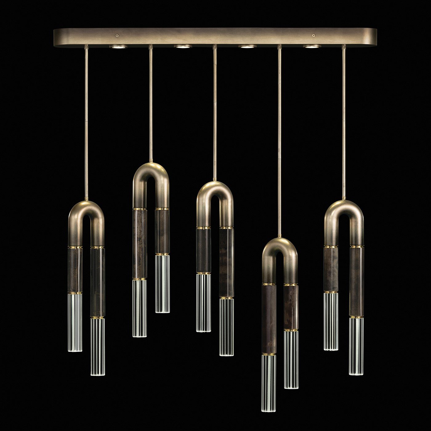 Fine Art Handcrafted Lighting Antonia Linear Chandelier | Lightopia