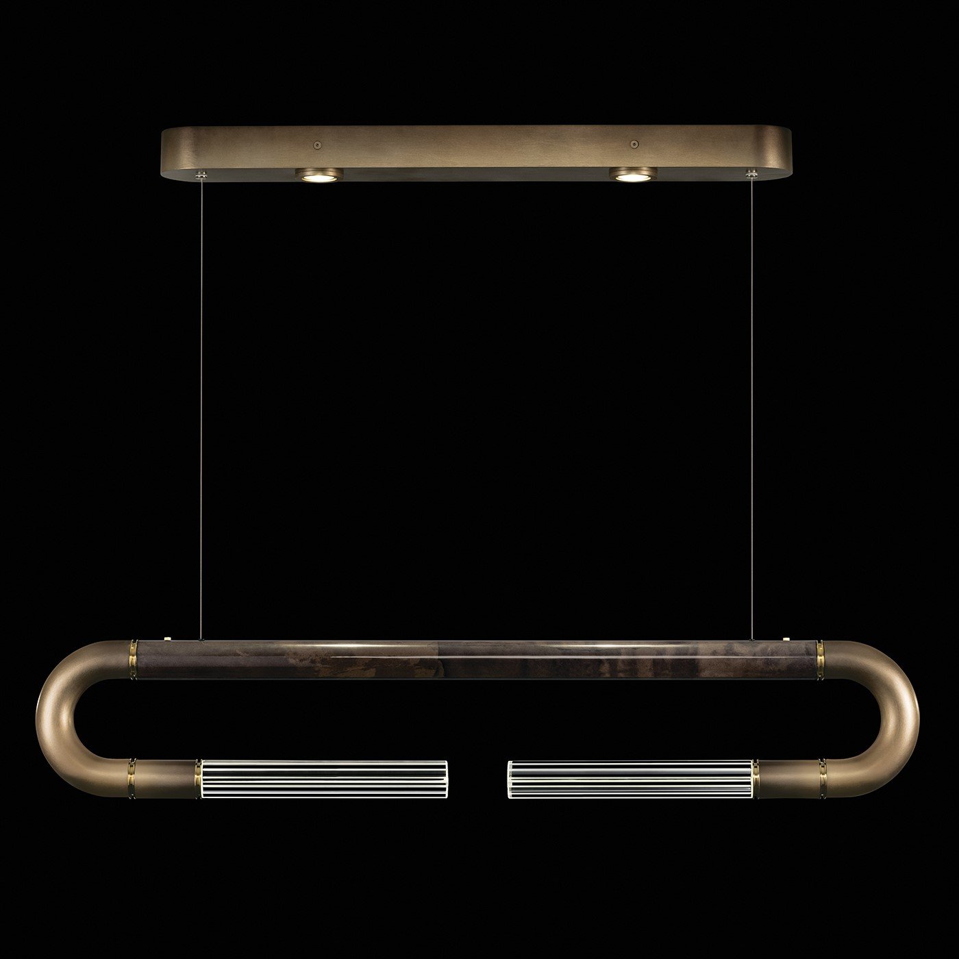 Fine Art Handcrafted Lighting Antonia Oval Linear Pendant | Lightopia