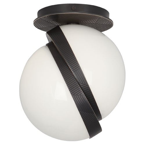 Robert Abbey Brut Globe Flush Mount | Lightopia