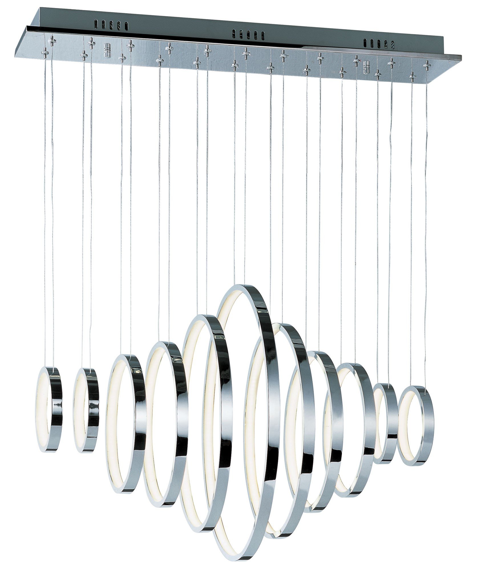 ET2 Hoops 11-Light LED Pendant | Lightopia