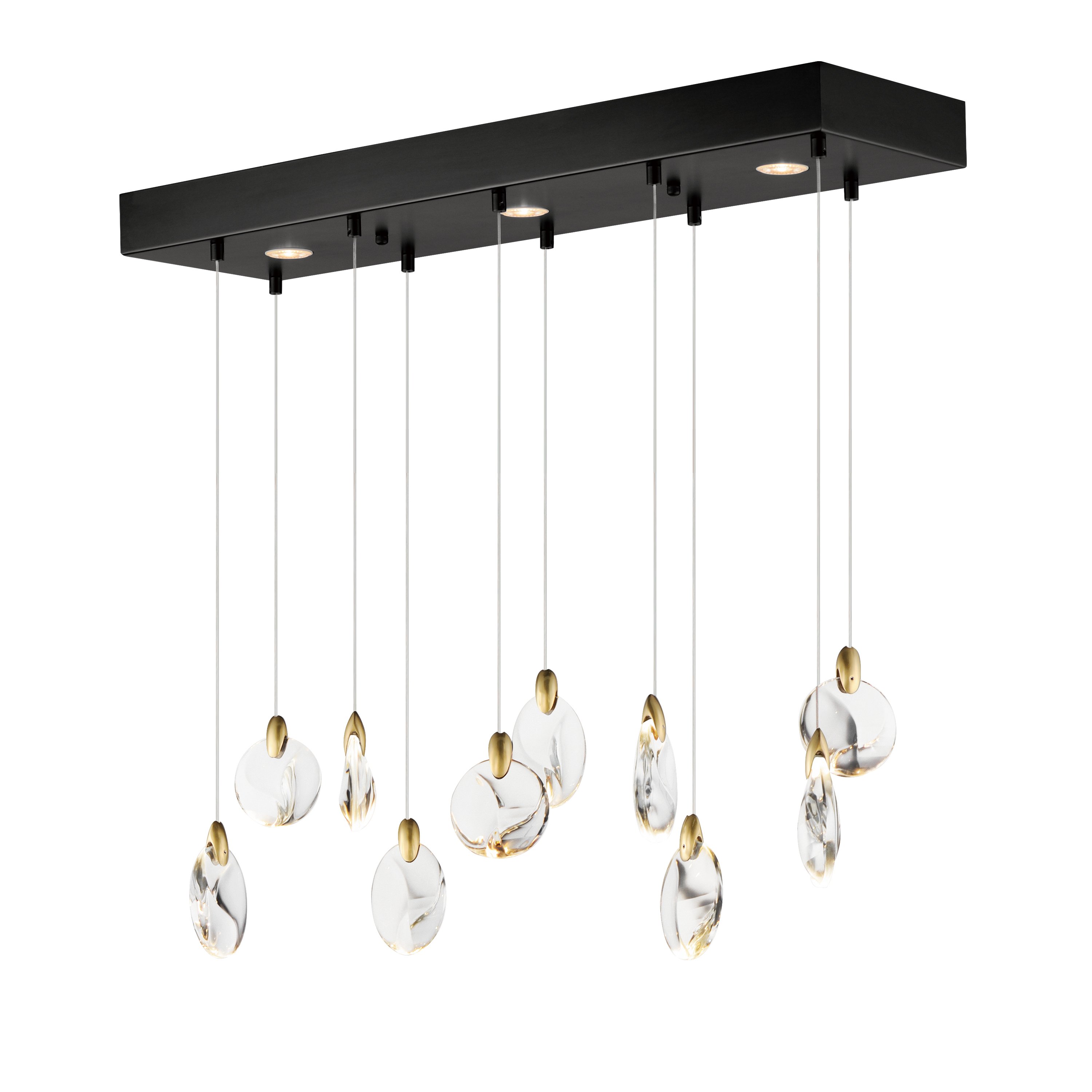 ET2 Pebble Linear Multi-Light Pendant | Lightopia