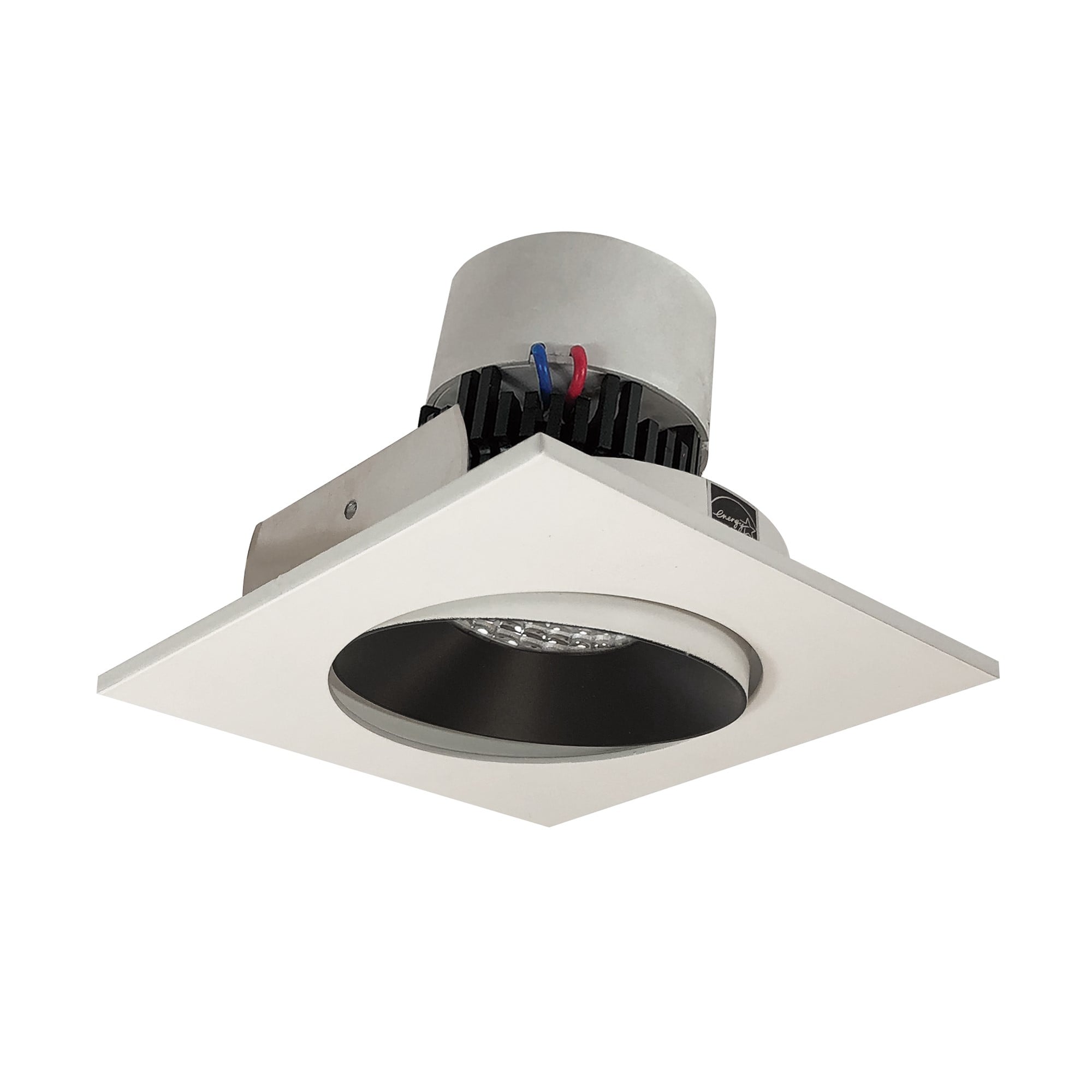 Nora Lighting Pearl 4" Square Adjustable Cone Retrofit Downlight ...