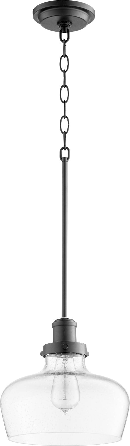 Quorum Clear Seeded Pendant | Lightopia