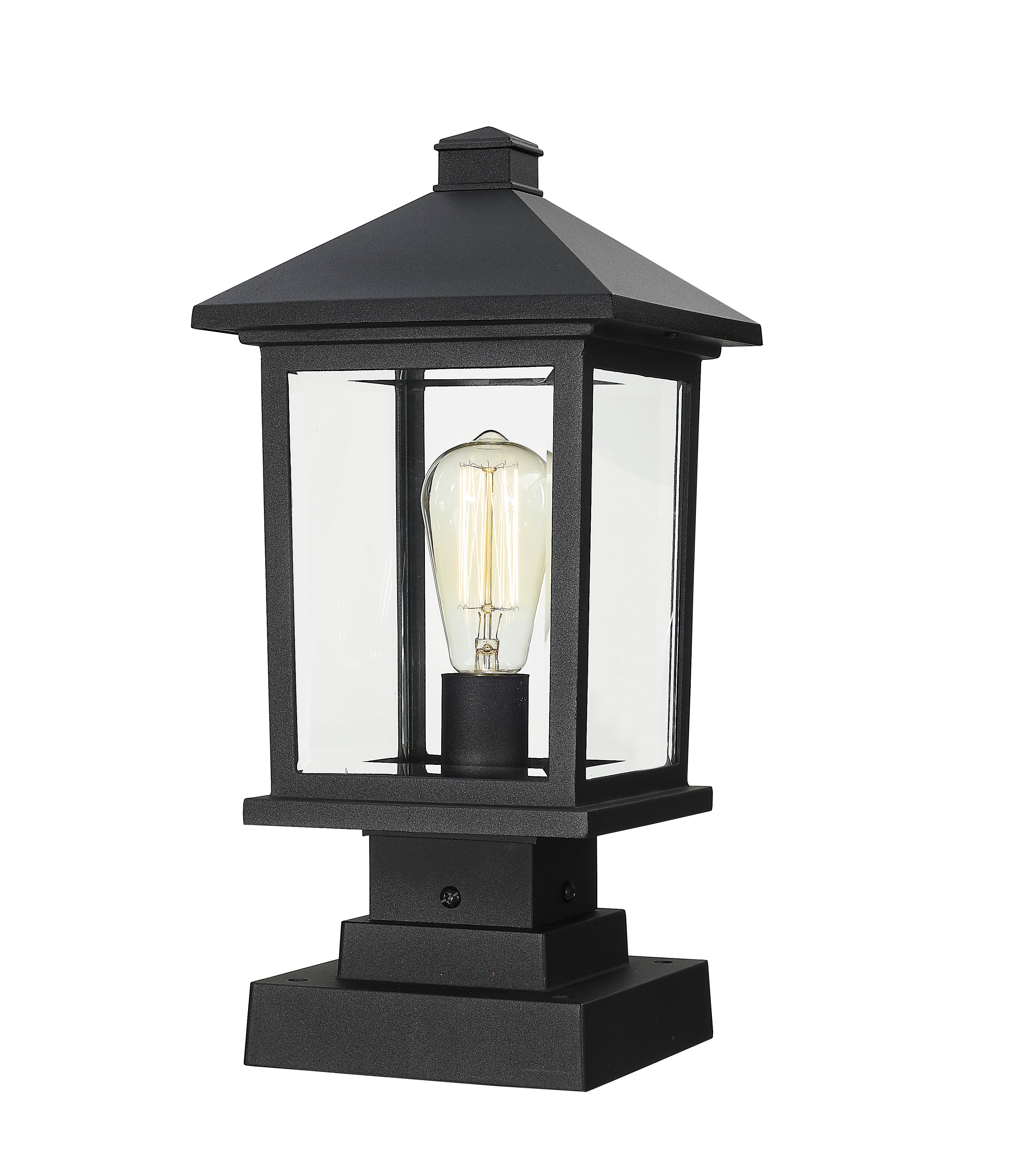 Z-Lite Portland Outdoor Square Pier Mount | Lightopia