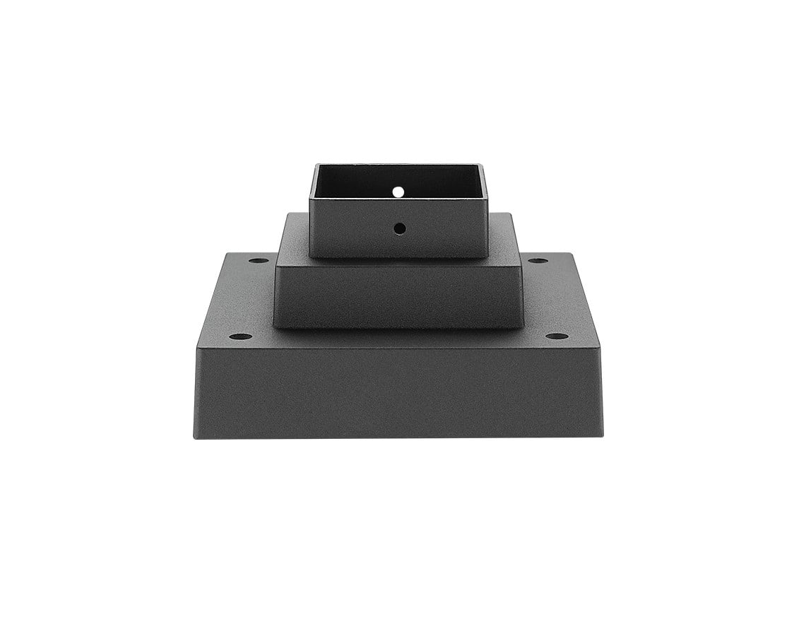Z-Lite Outdoor Pier Mount Square Stepped Base Accessory | Lightopia