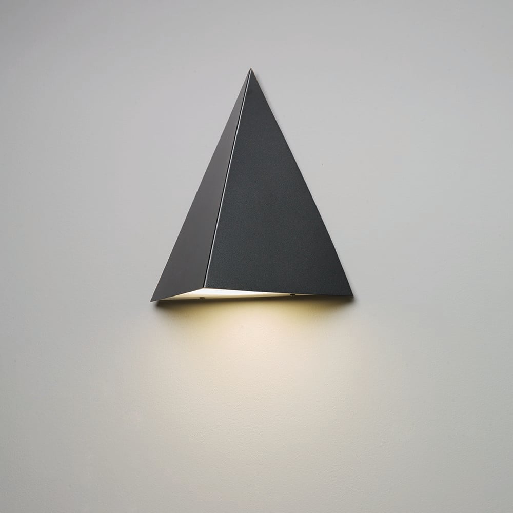 UltraLights Fortis Triangle Outdoor Wall Sconce | Lightopia
