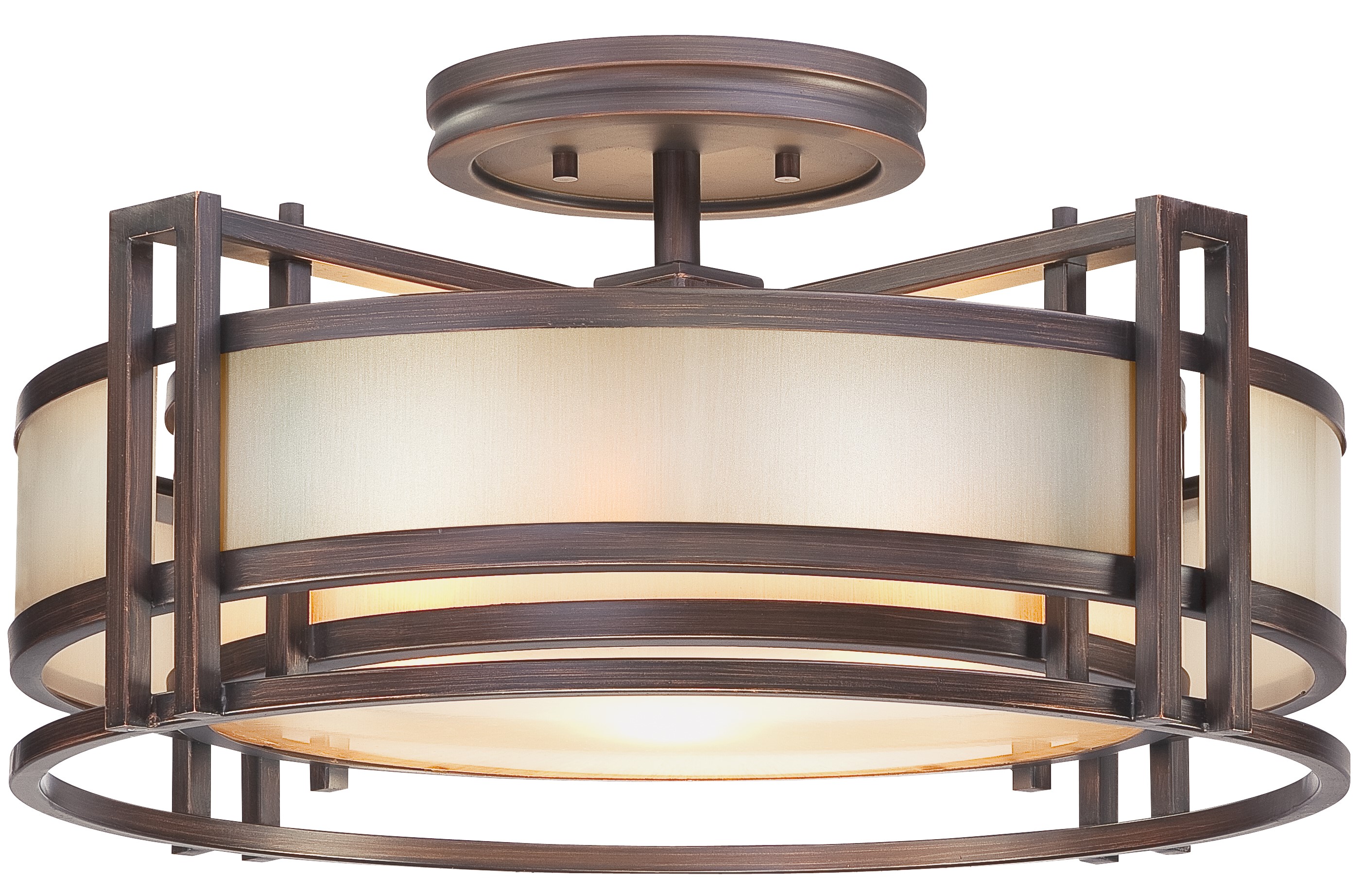 Metropolitan Lighting Underscore Semi-Flush Ceiling Light | Lightopia
