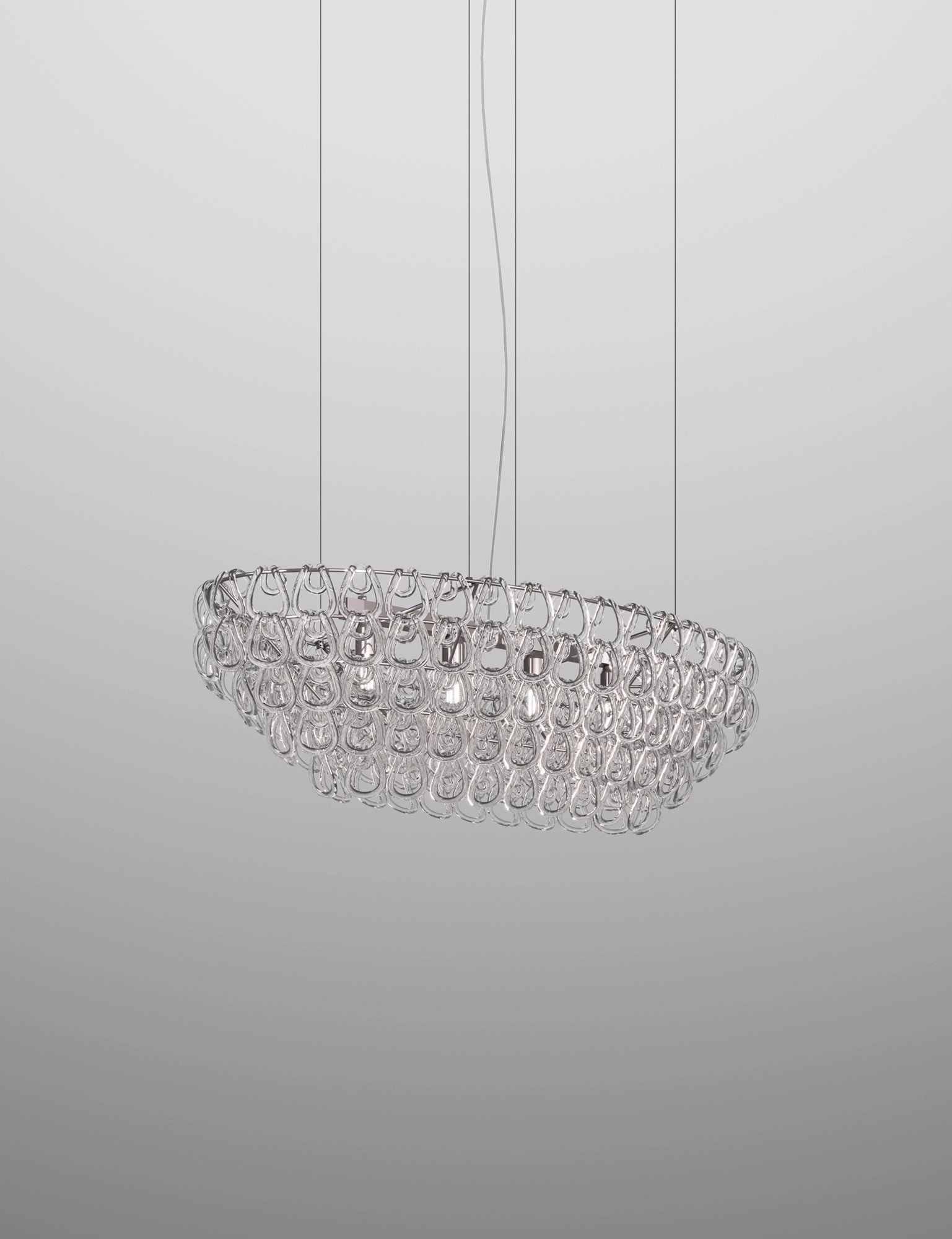 Vistosi Giogali Oval Linear Pendant | Lightopia