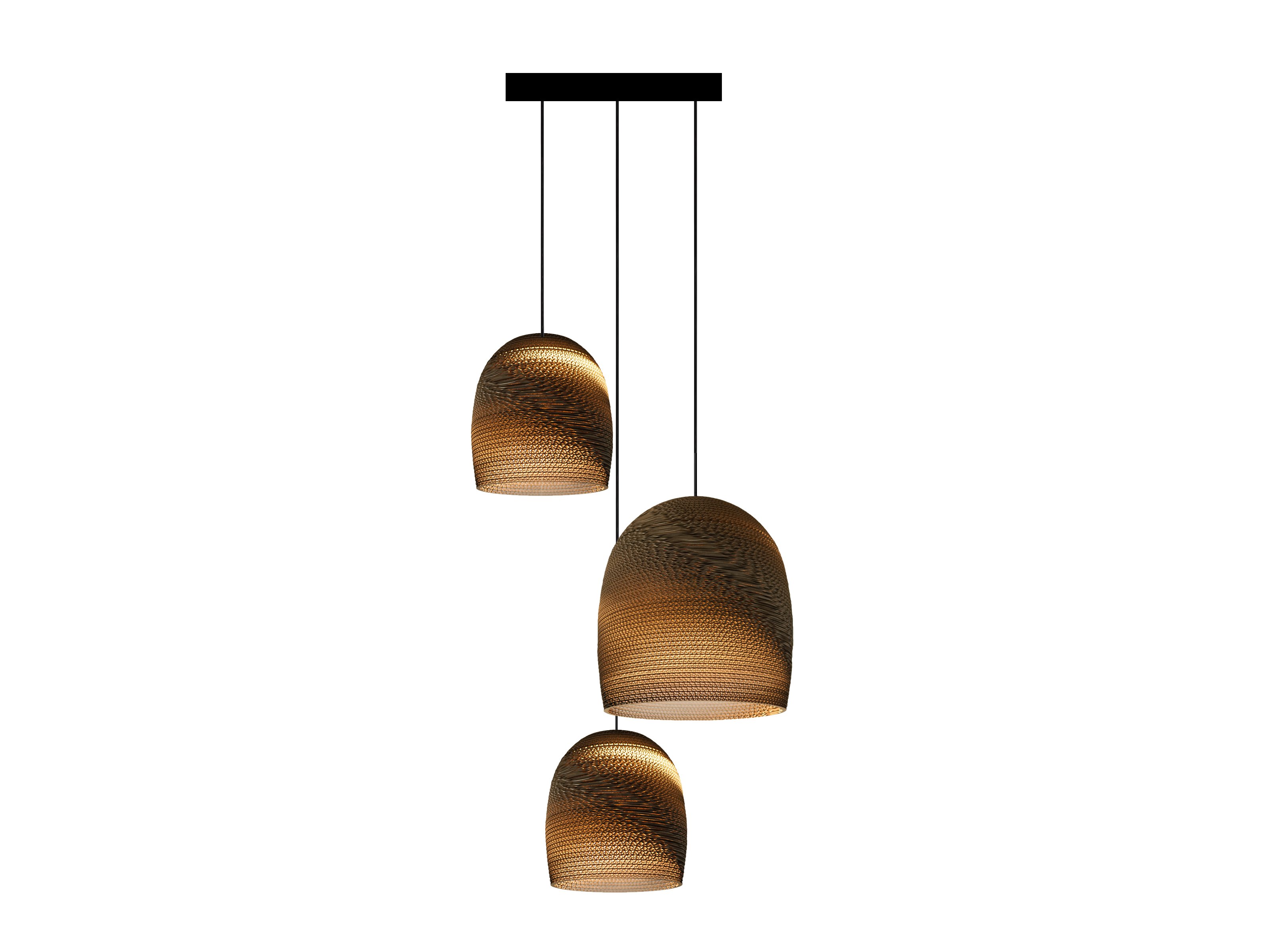Graypants Scraplights Cluster Circular Bell Multi Light Pendant | Lightopia